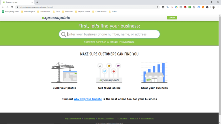 How to Claim & Optimize Express Update Listings for Local SEO Citations